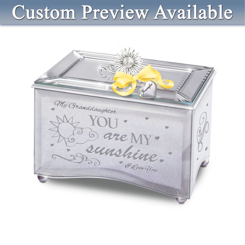 "Granddaughter, You Are My Sunshine" Music Box - The Bradford Exchange