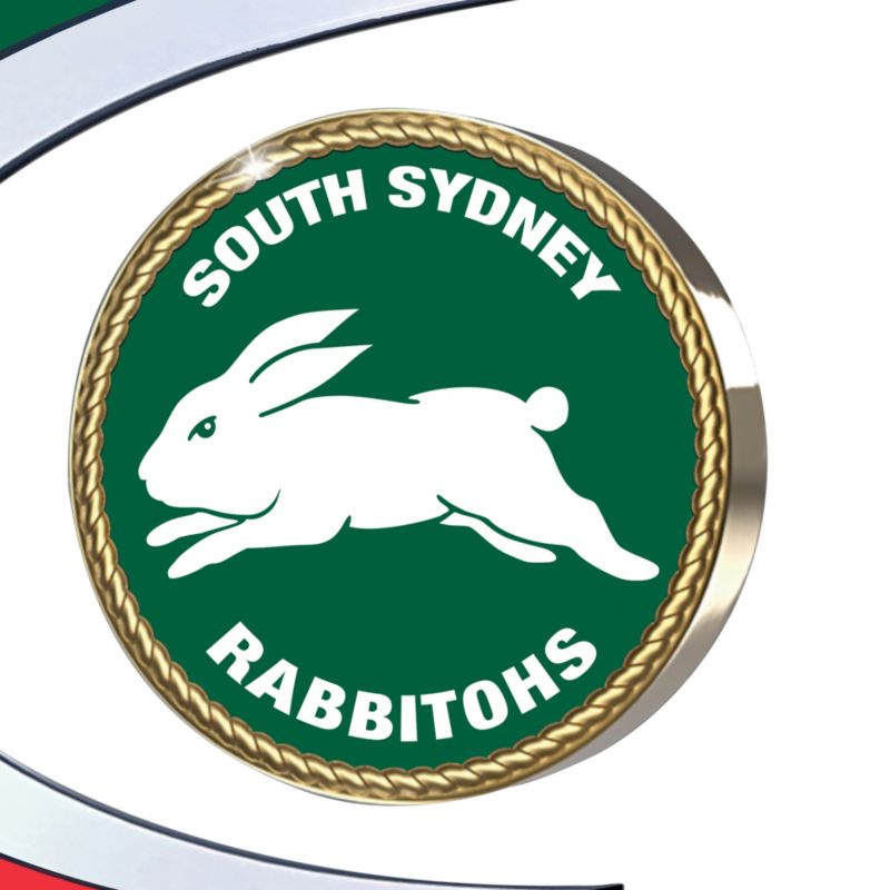 Souths Sydney Rabbitohs Logo NRL SOUTH SYDNEY RABBITOHS T SHIRT (M)