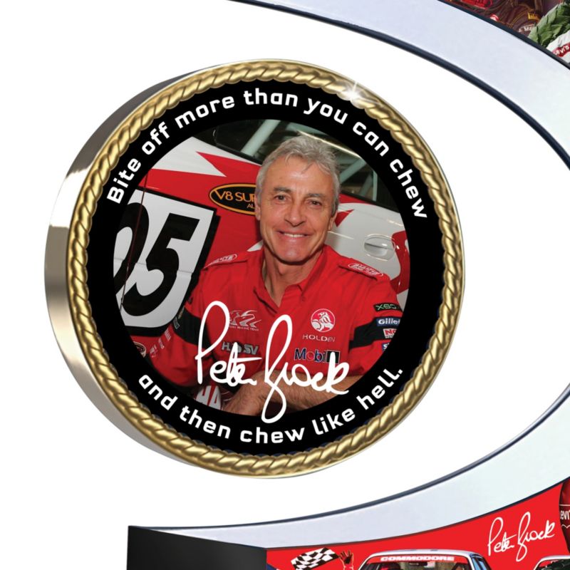 Peter Brock Quote Signed Peter Brock / Greg Murphy 1997 HRT Poster