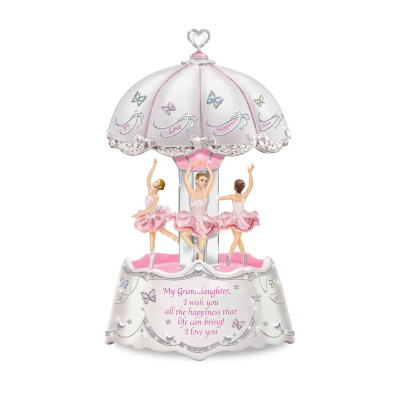 Granddaughter, Ballerina Illuminated Musical Carousel