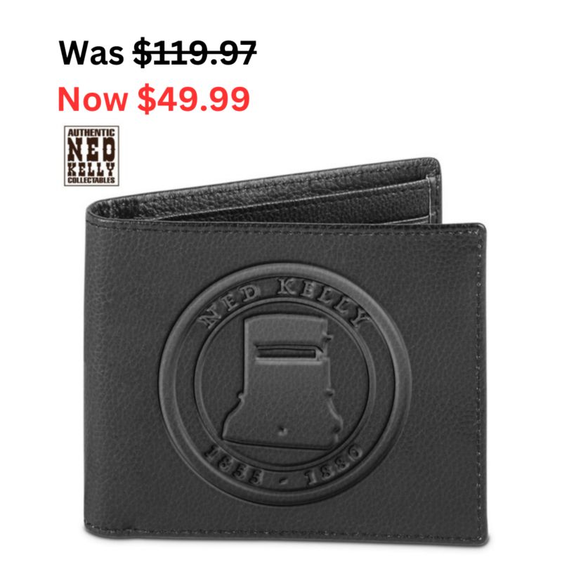 Ned Kelly Leather Wallet
