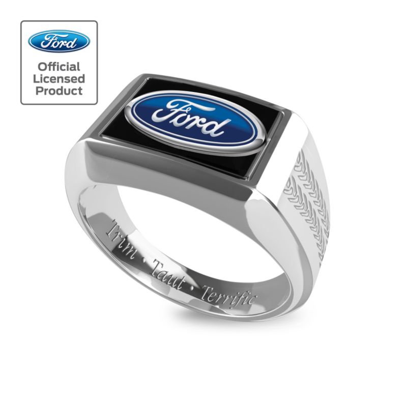 Ford Collectables: Ford Men's Ring with Official Emblem - The Bradford ...
