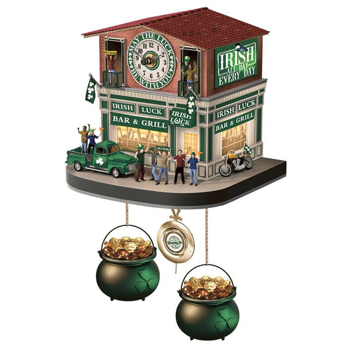 Irish Bar and Grill Wall Clock