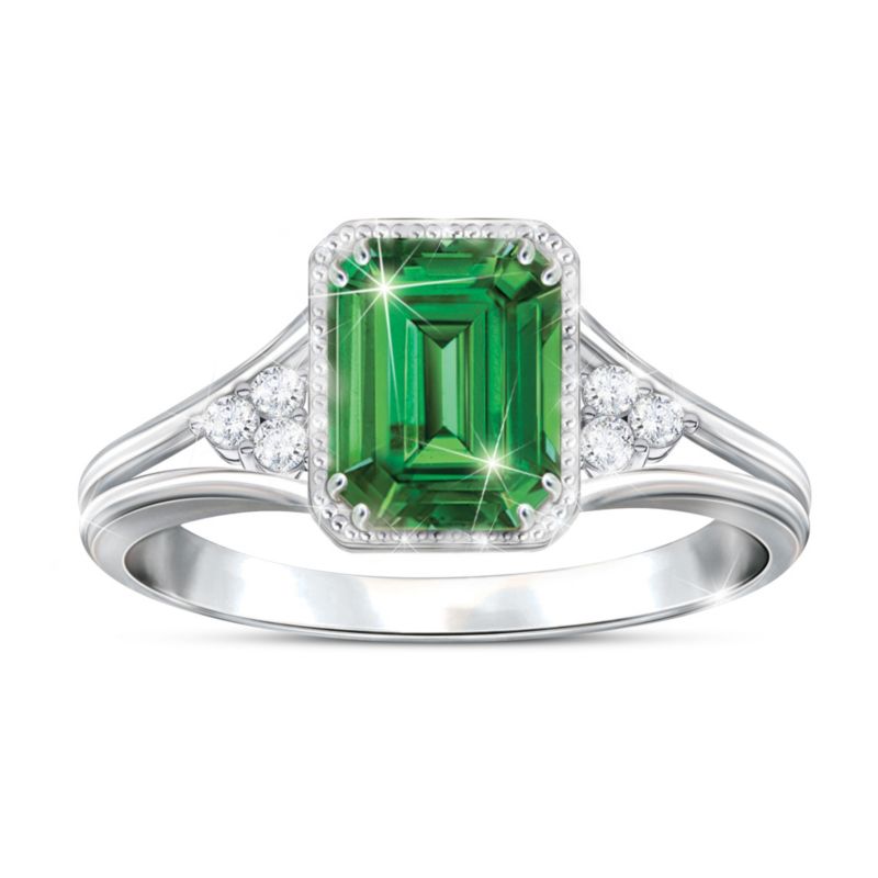 Selenite Gemstone Solid Sterling Silver Fashion Ladies' Ring: 'Beauty ...