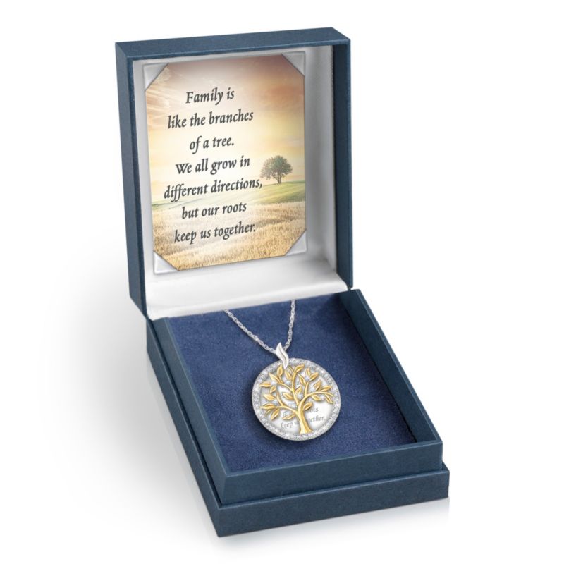 Family tree pendant meaning store