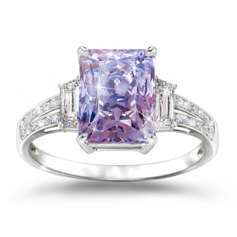 "Reflections Of Elegance" Color-Changing Stone Ring