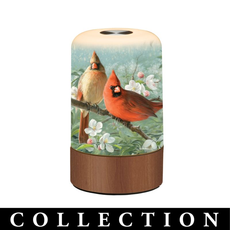 Cheerful Cardinals Table Lamp