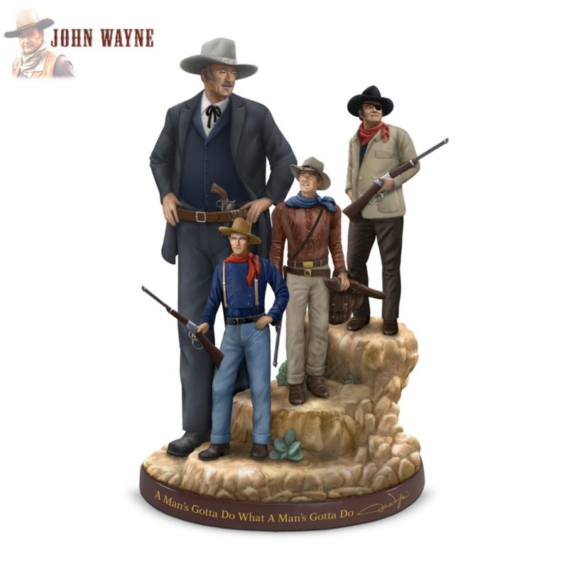 'The Duke, Evolution Of An American Icon' 4-In-1 Figurine