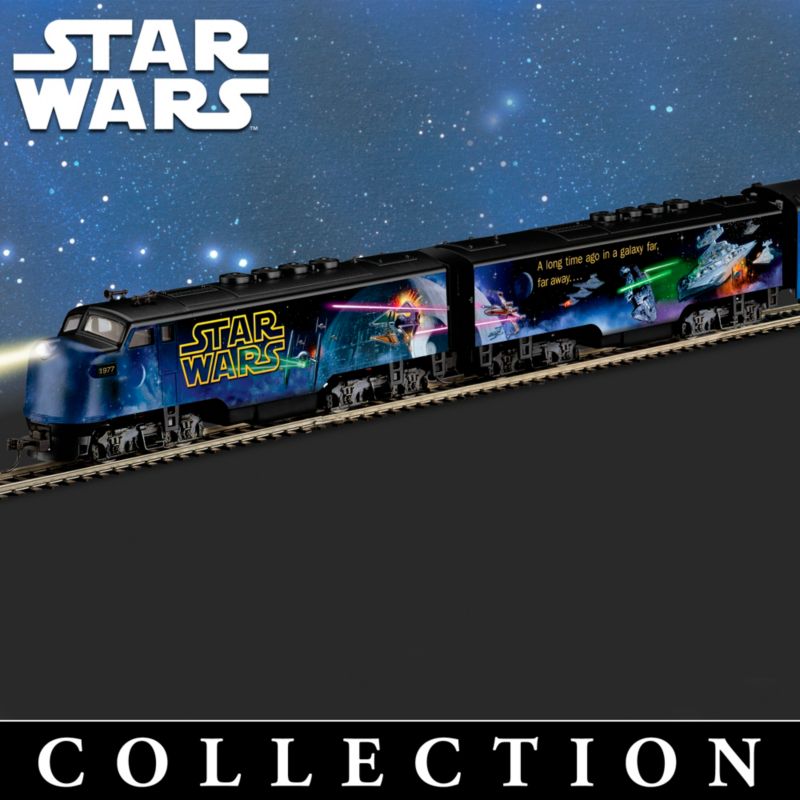 STAR WARS Express Glow-In-The-Dark Train Collection - The Bradford Exchange