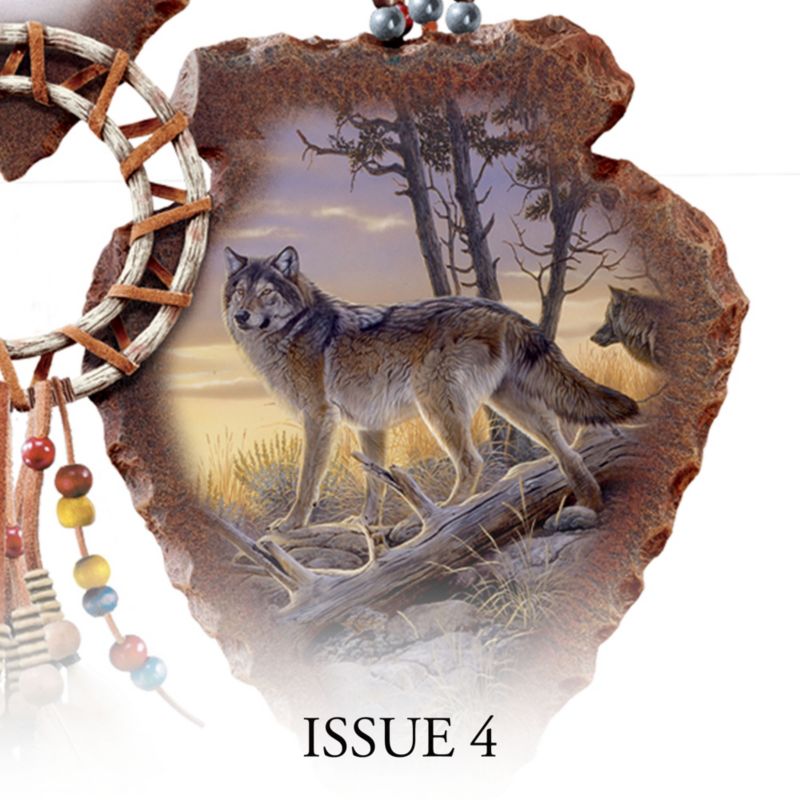 Native American Wolf Painting Wolf Head Native Americans Totem Symbol