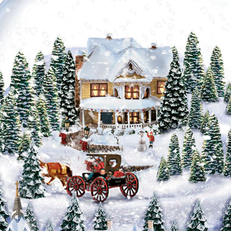 Thomas Kinkade Flowers Christmas Thomas Kinkade Christmas Village