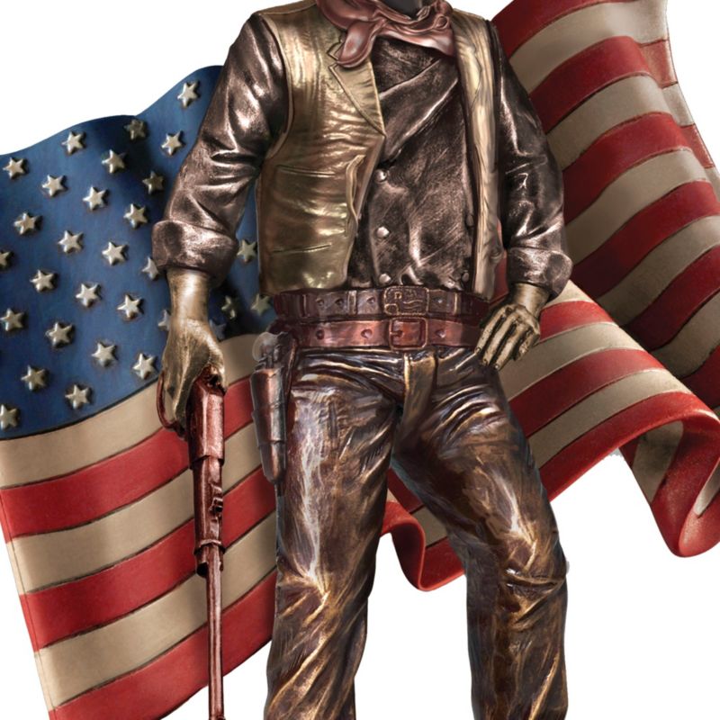 John Wayne American Flag Democrats Want John Wayne's Name, Statue
