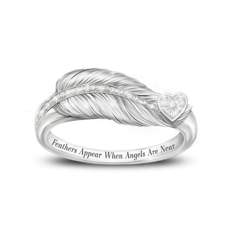 Angels In Loving Memory Bereavement Remembrance Solid sterling Silver ...