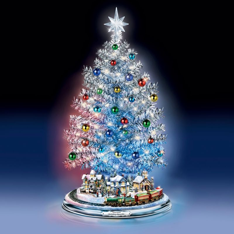 Thomas Kinkade Christmas Trees The Bradford Exchange Thomas Kinkade