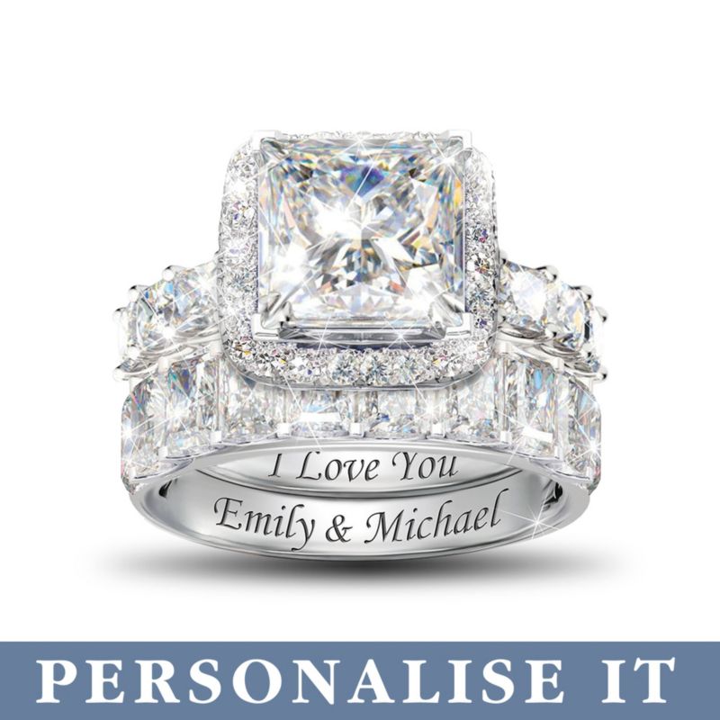 Diamonesk wedding sets | Honestweddingadvice.com