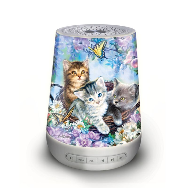 Cats Pets Animals Dona Gelsinger Art Illuminated Sound Sleep Machine ...