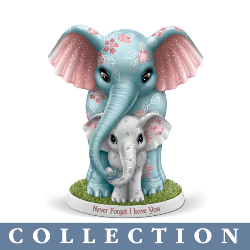 In Loving Memory Bereavement Elephant Cardinal Figurine: 'Forever In My ...
