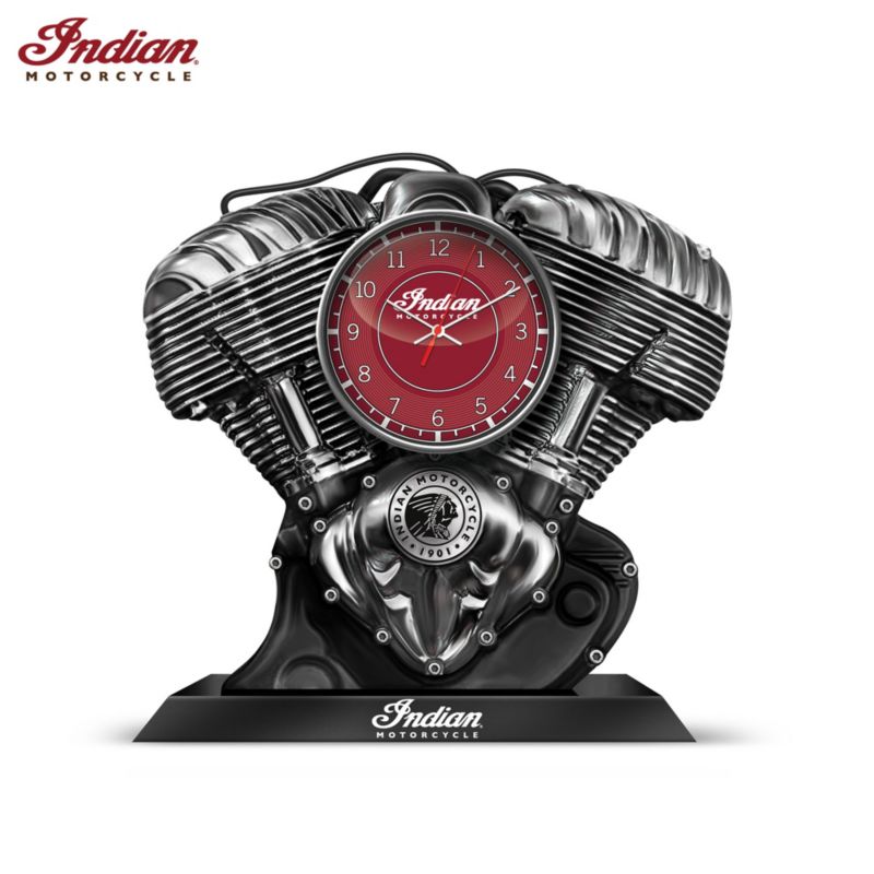 'Freedom Choppers' Motorcycle Garage Cuckoo Clock