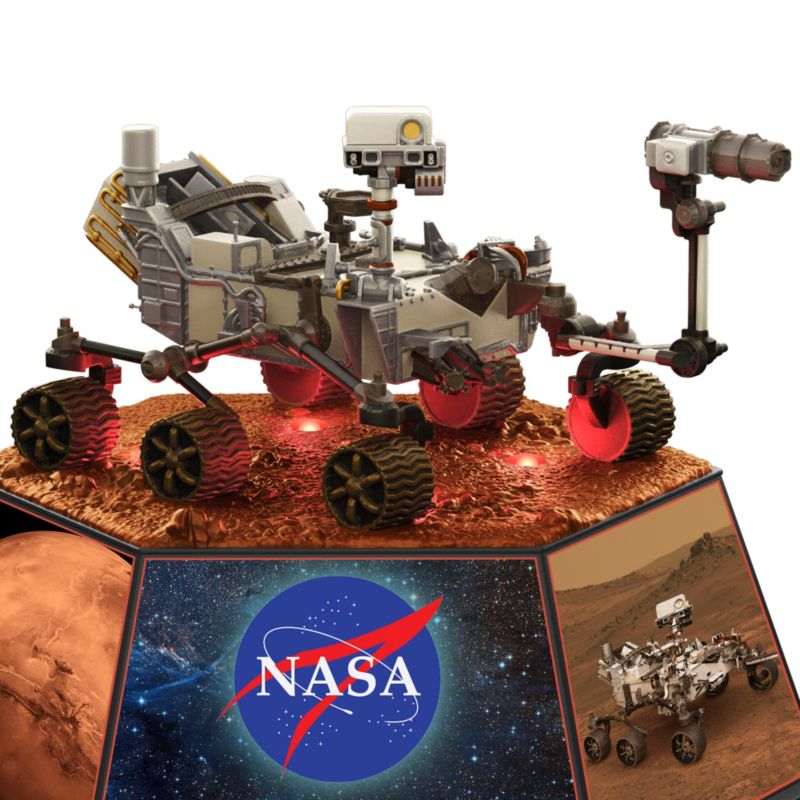 Mars Rover Statue Mars: Perseverance Curiosity Rover Four Statues On
