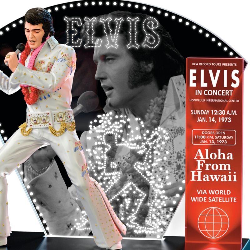 Elvis Aloha From Hawaii Plate