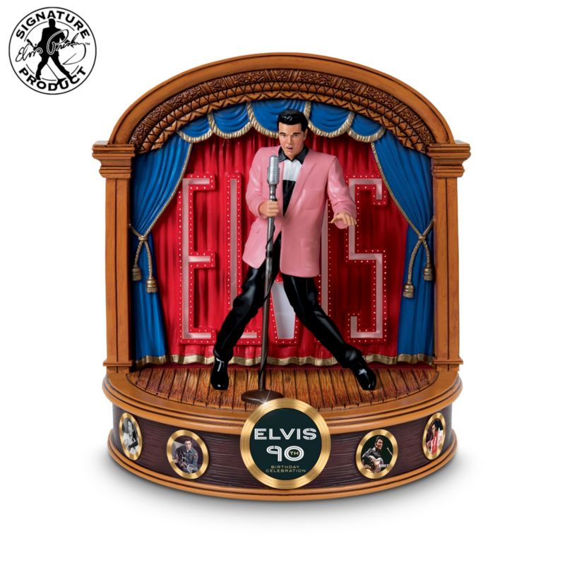 Officially Licensed Musical Illuminated Elvis Presley™ 90th Birthday ...