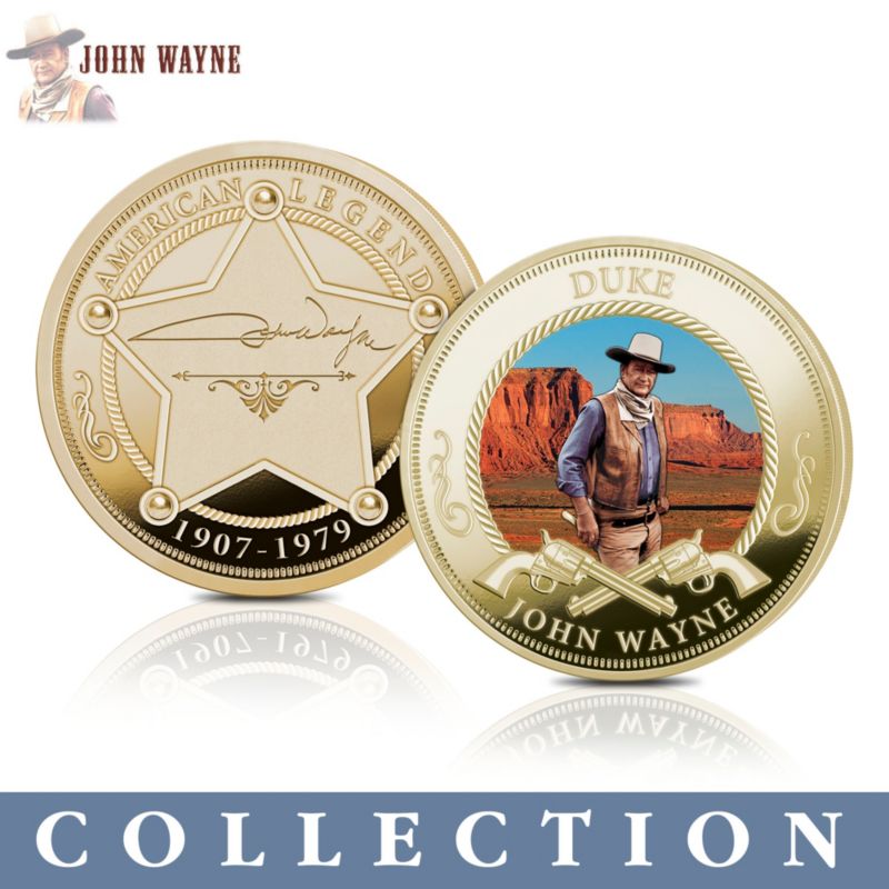 John Wayne Signature On Business Card