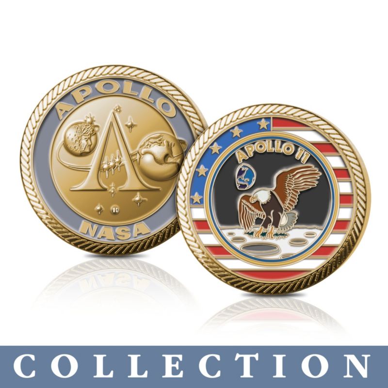 Apollo 7 Commemorative Coin Values Pics About Space Apollo 12 40th Ann