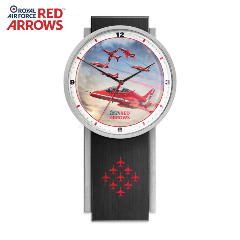 Officially Licensed Red Arrows Aviation Military Art Precision Quartz ...
