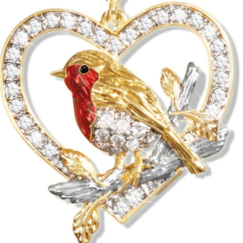 Robin Pendant: 'Jewel Of Nature' Swarovski® Robin Pendant