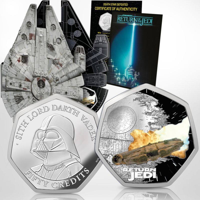 40th Birthday Star Wars Coins The Royal Mint To Release Commemorative